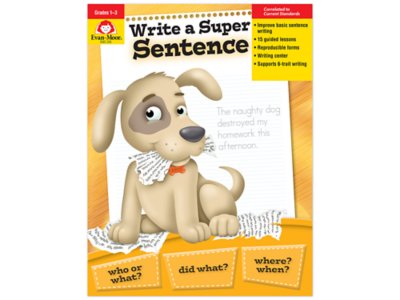 Write a Super Sentence Workbook at Lakeshore Learning