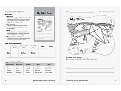 Write a Super Sentence Workbook at Lakeshore Learning