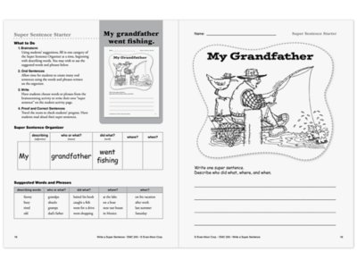Write a Super Sentence Workbook at Lakeshore Learning