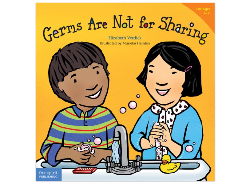 Germs Are Not for Sharing Paperback Book at Lakeshore Learning