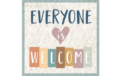 Everyone Is Welcome Banner at Lakeshore Learning