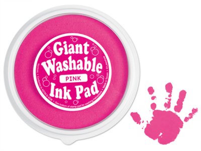 Giant Washable Color Ink Pad - Pink at Lakeshore Learning