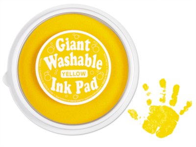 Giant Washable Color Ink Pads - Set 2 - Set of 5 Colors at Lakeshore ...