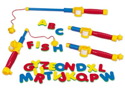 Magnetic Alphabet Fishing Set - Uppercase at Lakeshore Learning