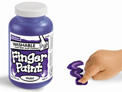 Washable Fingerpaint - Pint - Violet at Lakeshore Learning