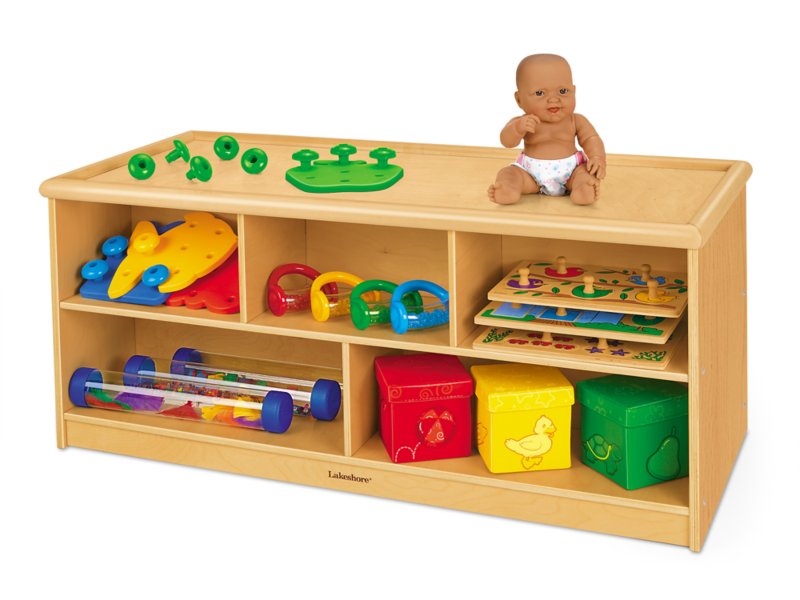 First Steps® Double-Duty Storage Center at Lakeshore Learning