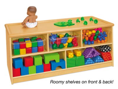 First Steps® Double-Duty Storage Center at Lakeshore Learning