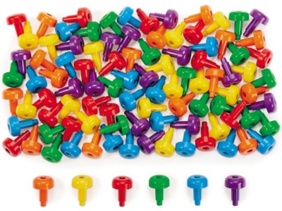 Extra Easy-Grip Jumbo Pegs - Set of 100 at Lakeshore Learning