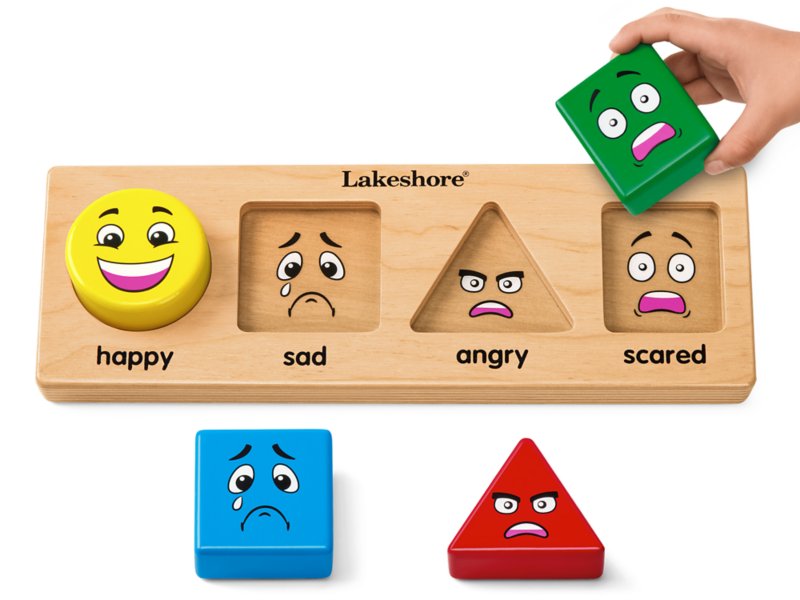 Emotion Match Puzzle Board at Lakeshore Learning