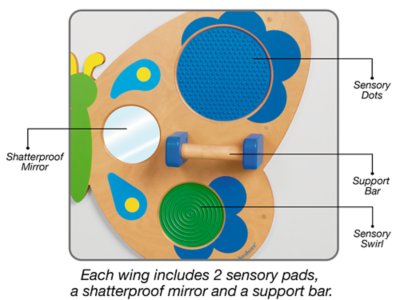 Touch & Explore Sensory Butterfly at Lakeshore Learning
