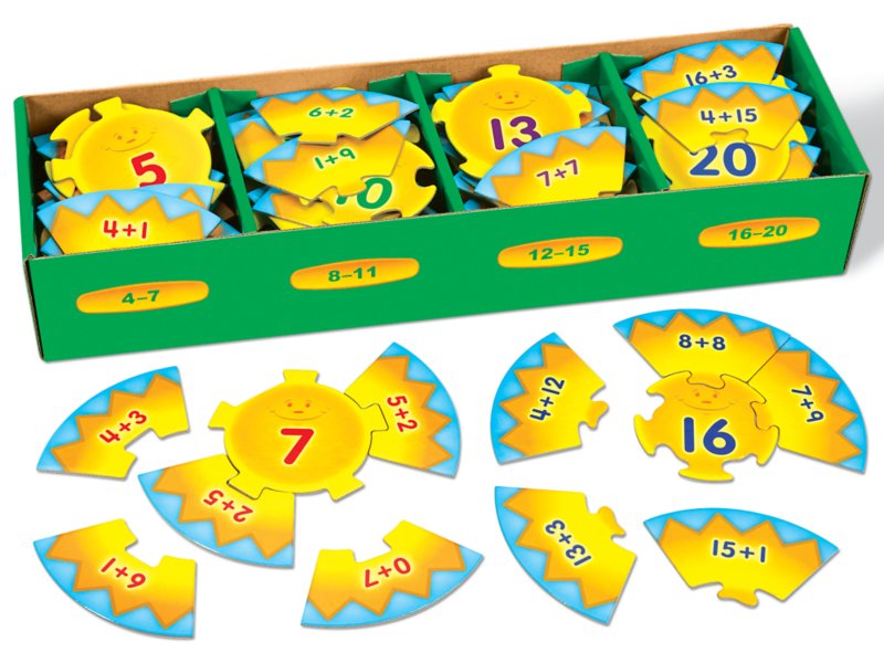 Decomposing Numbers Addition Fluency Puzzles at Lakeshore Learning