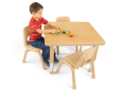 Heavy-Duty Adjustable Square Table - 30" x 30" at Lakeshore Learning