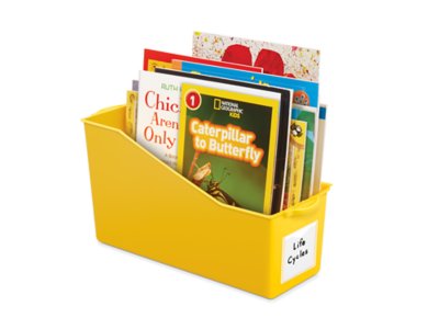 Connect & Store Book Bin - Yellow at Lakeshore Learning