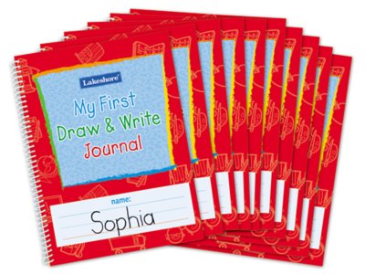 My First Draw & Write Journal - Set of 10 at Lakeshore Learning