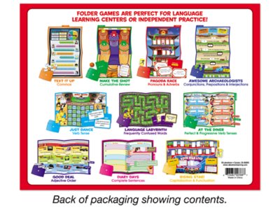 Grammar & Writing Folder Game Library - Gr. 4-5 at Lakeshore Learning