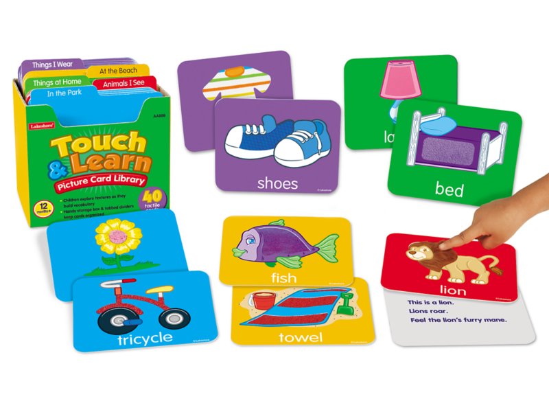 Touch & Learn Picture Card Library at Lakeshore Learning