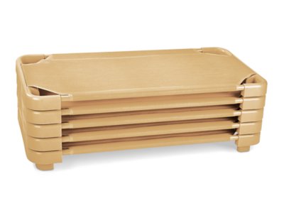 Heavy-Duty Easy-Stack Toddler Cot - Set of 5 at Lakeshore Learning