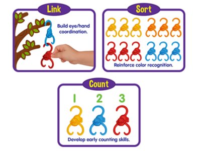 Linking Monkeys Toddler Activity Box at Lakeshore Learning
