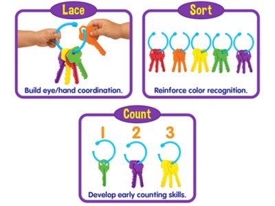 Toddler Lacing Keys at Lakeshore Learning