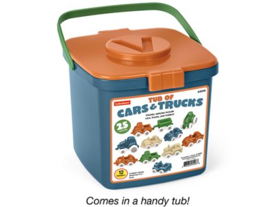 Tub of Cars & Trucks at Lakeshore Learning