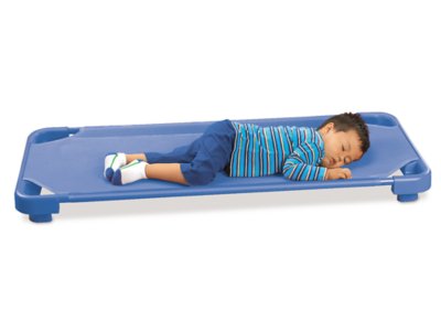 Kids Colors™ Easy-Stack Cot - Set of 5 - Blue at Lakeshore Learning