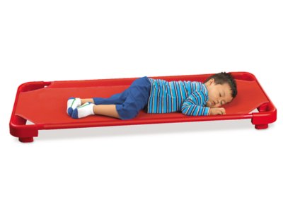 Kids Colors™ Easy-Stack Cot - Set of 5 - Red at Lakeshore Learning
