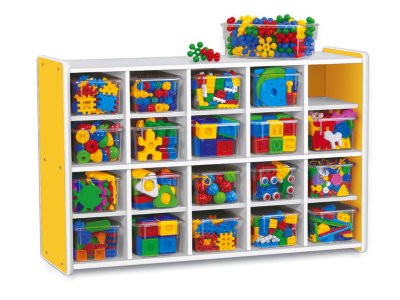 Kids Colors™ 20-Cubby Unit - Yellow at Lakeshore Learning