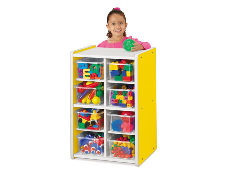 Kids Colors™ 8-Cubby Unit - Yellow at Lakeshore Learning