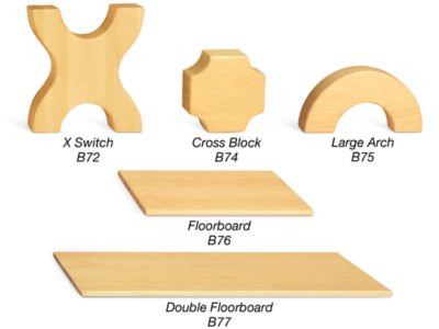 Individual Hardwood Unit Blocks at Lakeshore Learning