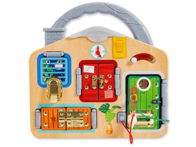 Lock & Learn Play Board at Lakeshore Learning