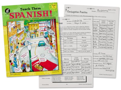 Learning Spanish Reproducible Activities - Gr. 5 at Lakeshore Learning