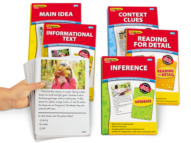 Comprehension Skills Practice Cards - Gr. 1-2 at Lakeshore Learning