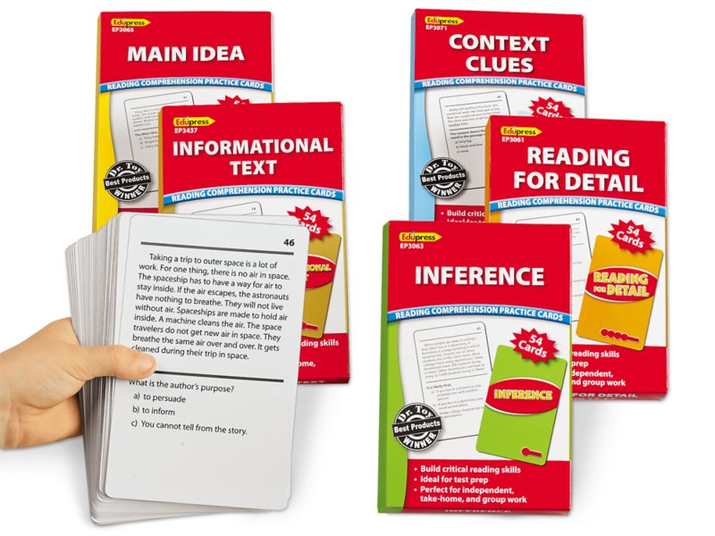 Comprehension Skills Practice Cards - Gr. 2-3 at Lakeshore Learning