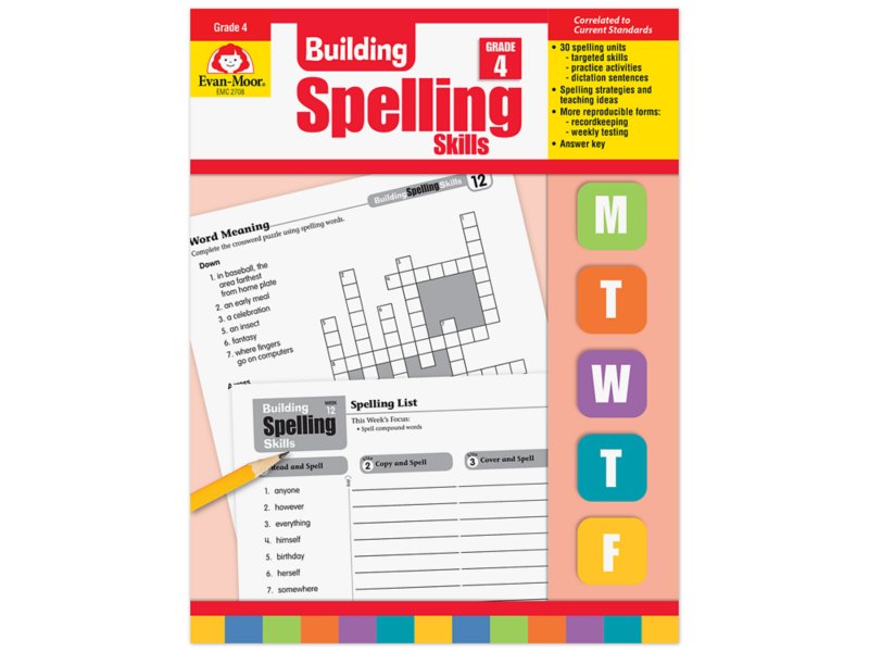 Building Spelling Skills Workbook - Gr. 4 at Lakeshore Learning
