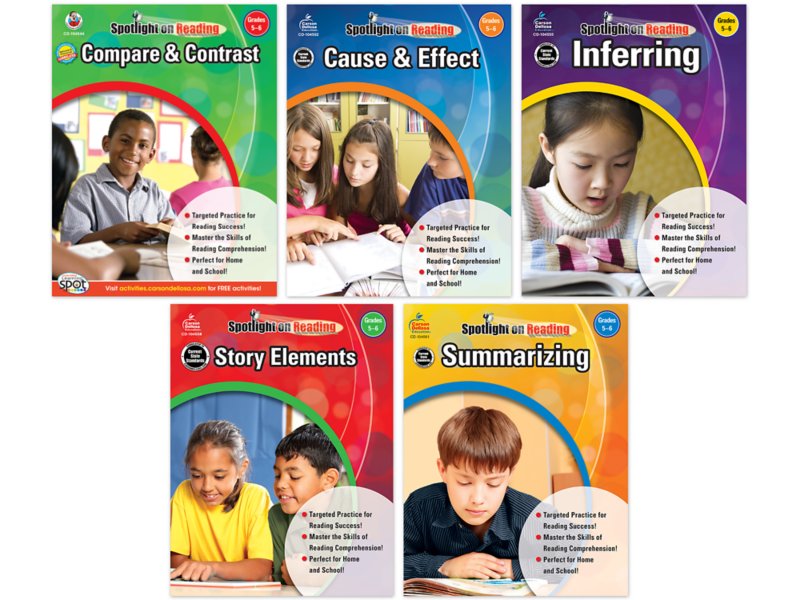 Reading Comprehension Activities Workbook - Gr. 5-6 at Lakeshore Learning