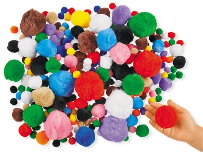 Pom-Poms - Set of 300 at Lakeshore Learning