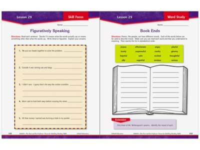 Poems for Building Reading Skills Activities - Gr. 4 at Lakeshore Learning