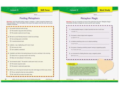 Poems for Building Reading Skills Activities - Gr. 5 at Lakeshore Learning