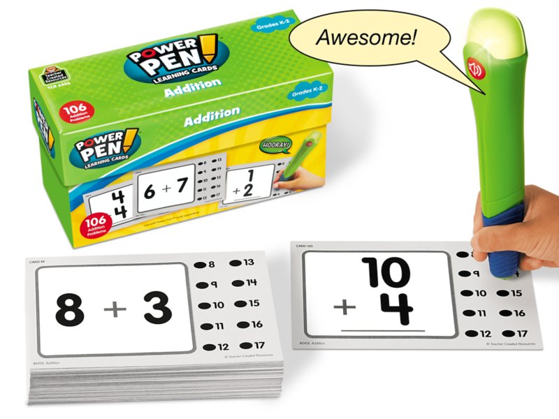 Addition Power Pen!® Quiz Cards at Lakeshore Learning