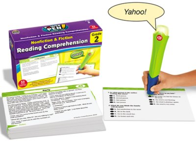 Power Pen!® Reading Comprehension Quiz Cards - Gr. 2 at Lakeshore Learning