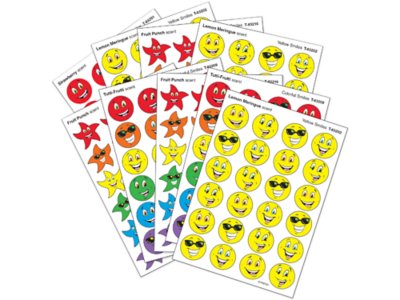 Smiley Face Scented Stickers - Variety Pack at Lakeshore Learning