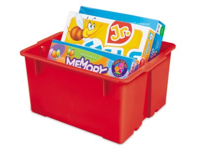 Heavy-Duty Book Bin - Red at Lakeshore Learning
