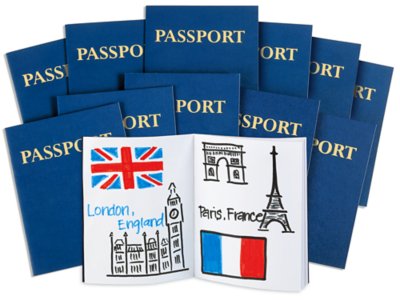 Design-Your-Own Passports - Set of 12 at Lakeshore Learning