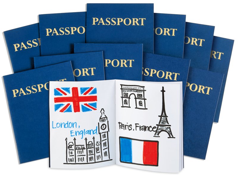 Design-Your-Own Passports - Set of 12 at Lakeshore Learning