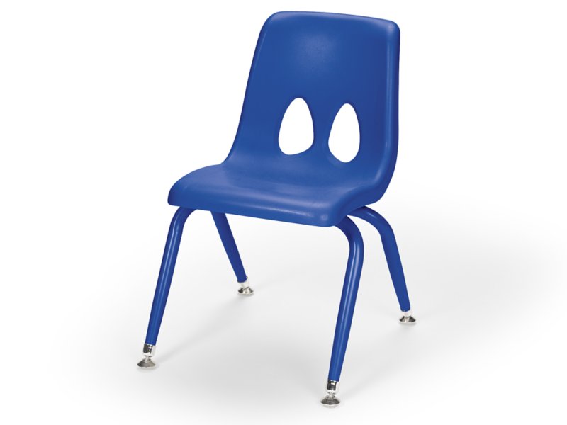 Classic Stacking Chair - 11 1/2" - Blue at Lakeshore Learning