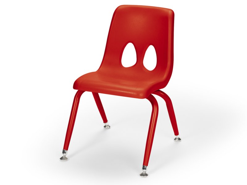 Classic Stacking Teacher’s Chair - 17 1/2" - Red at Lakeshore Learning