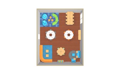 Collaborative Breakout Space Layout | Lakeshore® Furniture