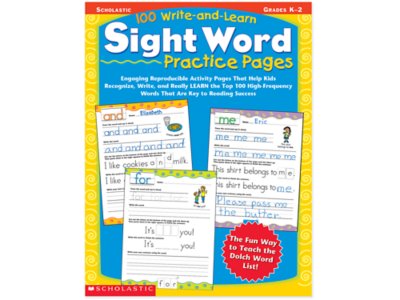 Sight-Word Writing Practice Workbook at Lakeshore Learning