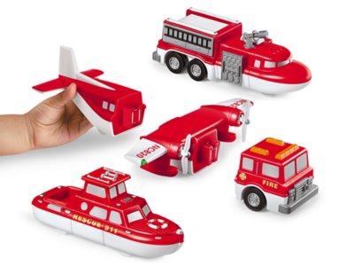 Mix & Match Magnetic Rescue Vehicles at Lakeshore Learning