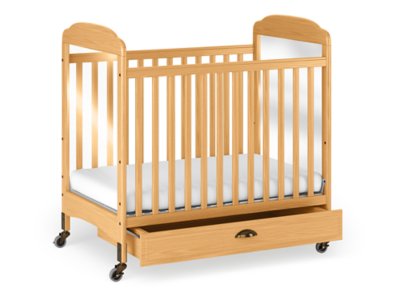 Heavy-Duty Safety Crib with Drawer | Lakeshore® Furniture